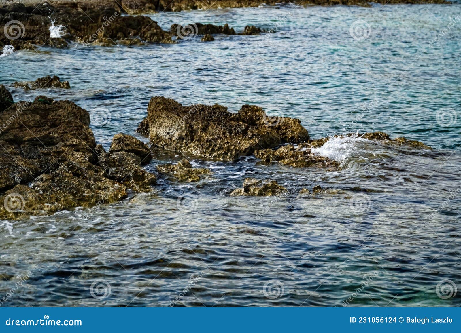 Water Hitting the Rocks , the Sea Waves Stock Photo - Image of ...