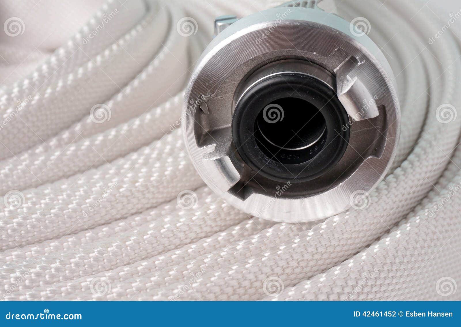 Water hose with couplings stock photo. Image of plumbing - 42461452