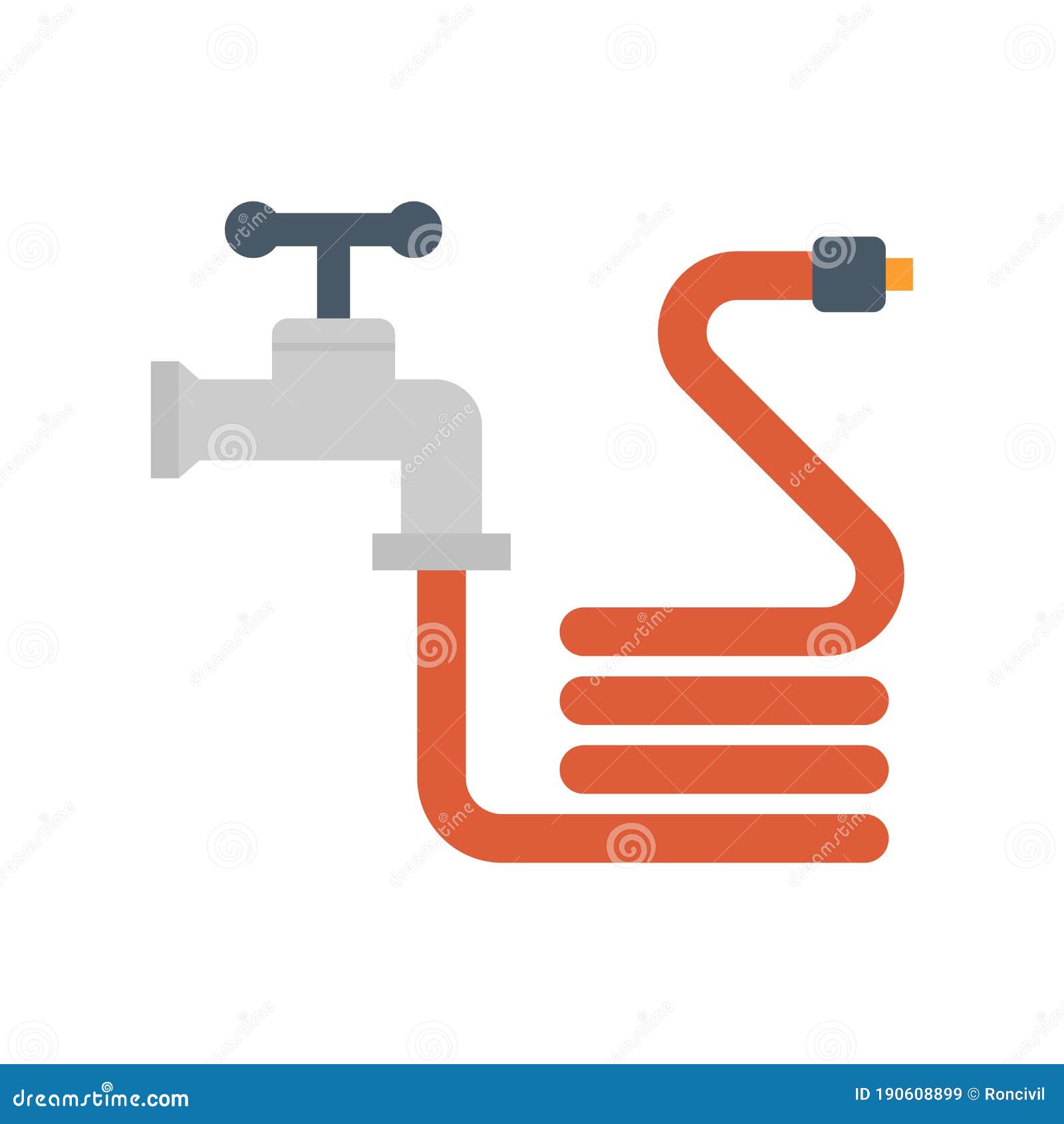 Hose Icon. Vector Illustration Of Hosepipe | CartoonDealer.com #219831329