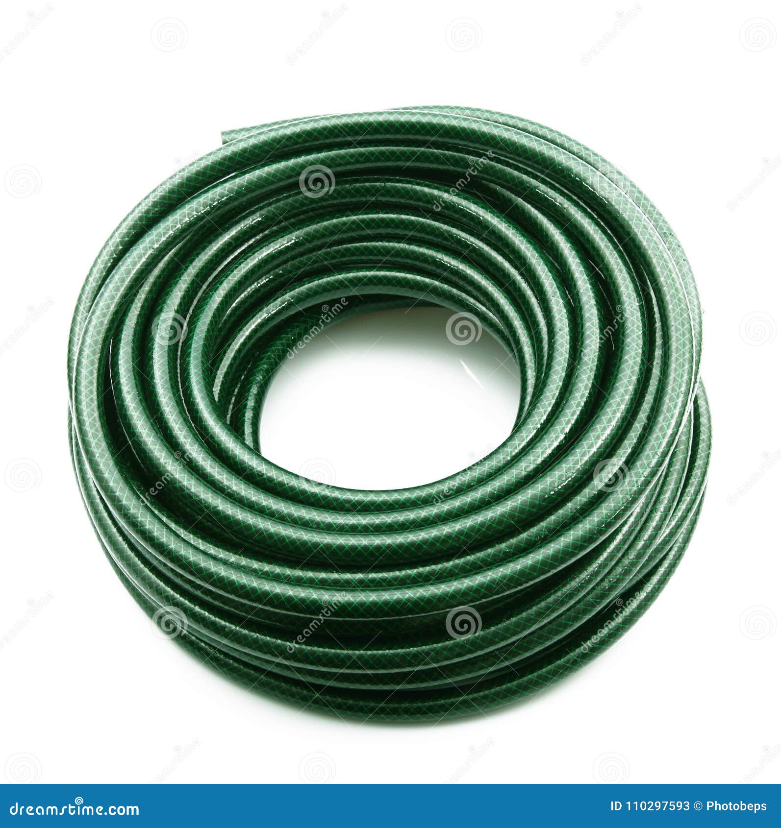 Water Hose in White Background Stock Image - Image of rubber, plastic ...
