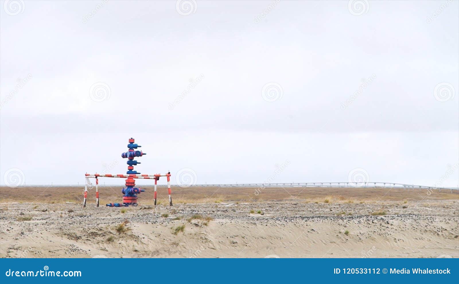 Water Hydrant in the Desert. Fire Hydrant in a Desert Landscape ...
