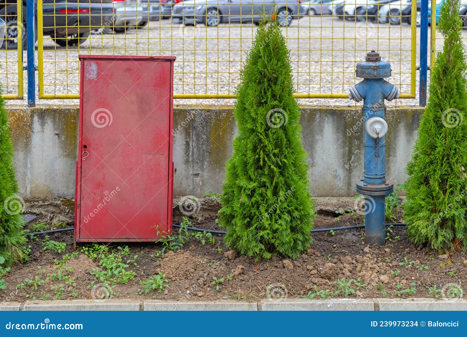 Water Hydrant Fire Box stock photo. Image of firefighters - 239973234