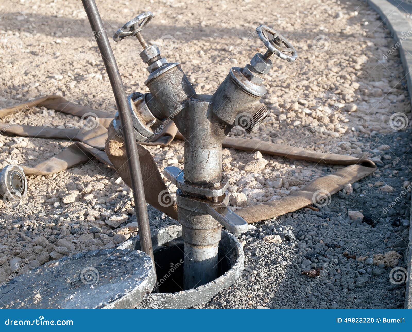 Water hydrant stock photo. Image of lower, hydrant, fire - 49823220