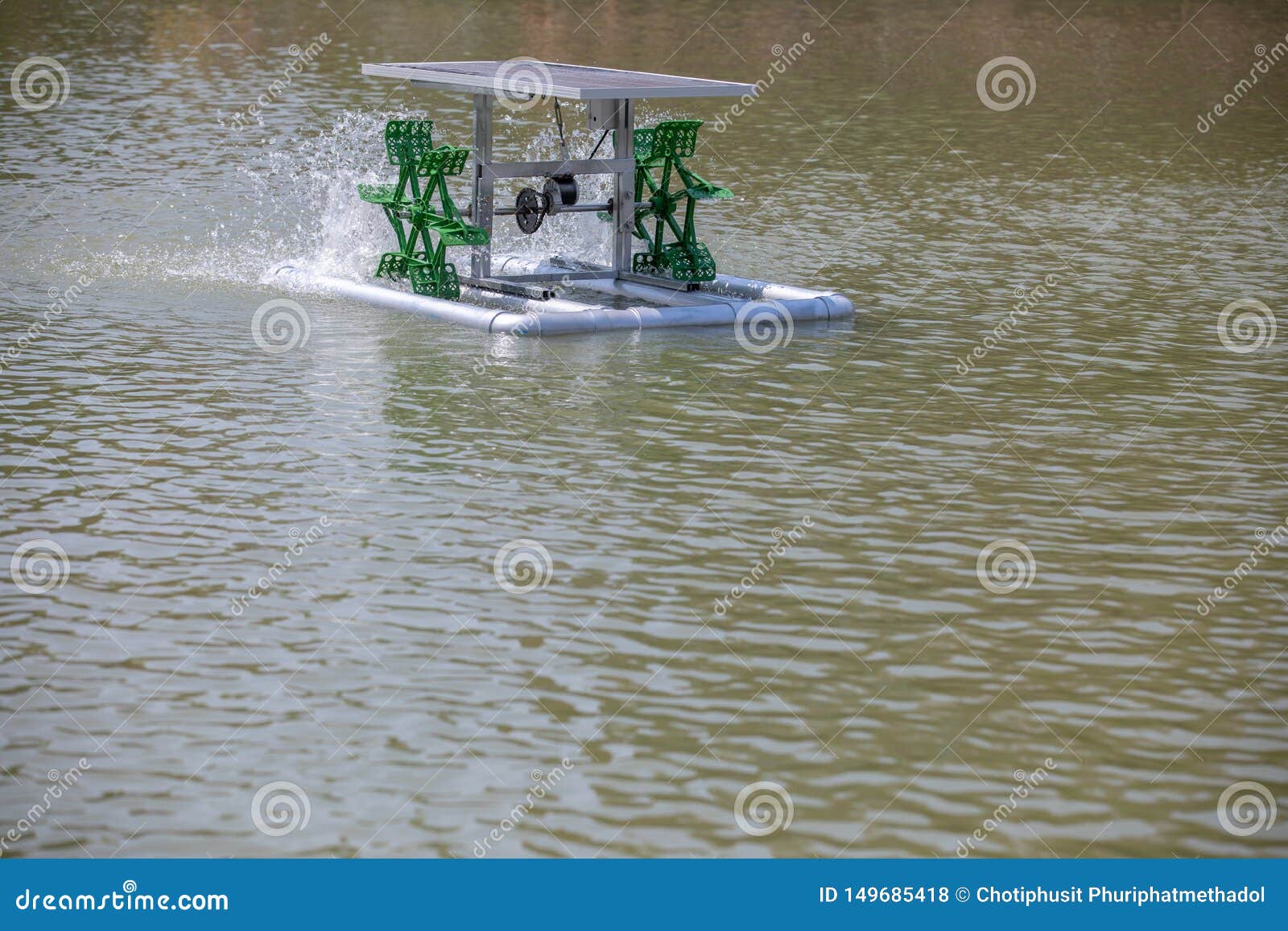 Water Hydraulic Turbine For Water Treatment And Circulation Of Oxygen ...