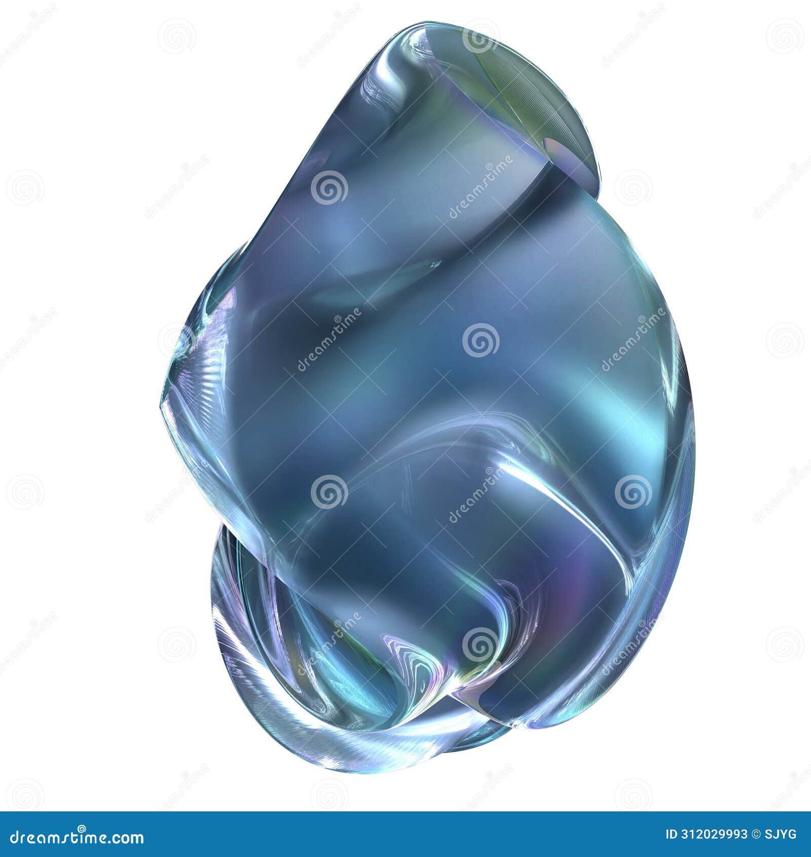 Water, Ice, Crystal Objects Cool and Fresh Isolated Elegant Modern 3D ...