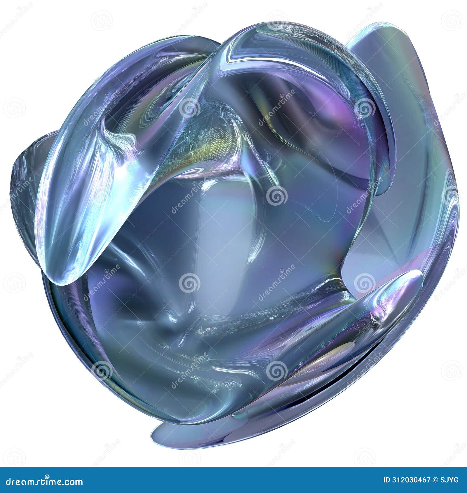 Water, Ice, Crystal Objects Transparent Cool Isolated Elegant Modern 3D ...