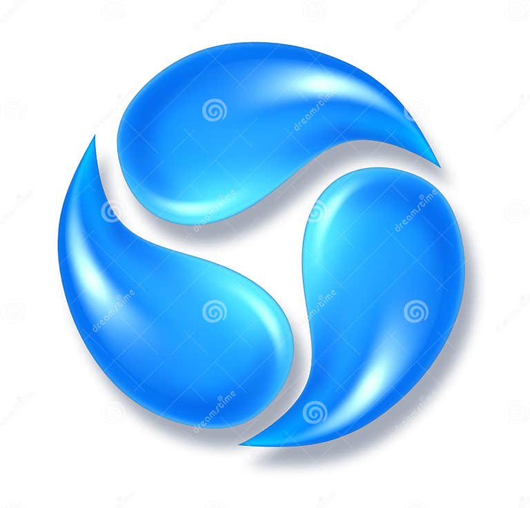 Water icon stock illustration. Illustration of pure, circle - 21269979