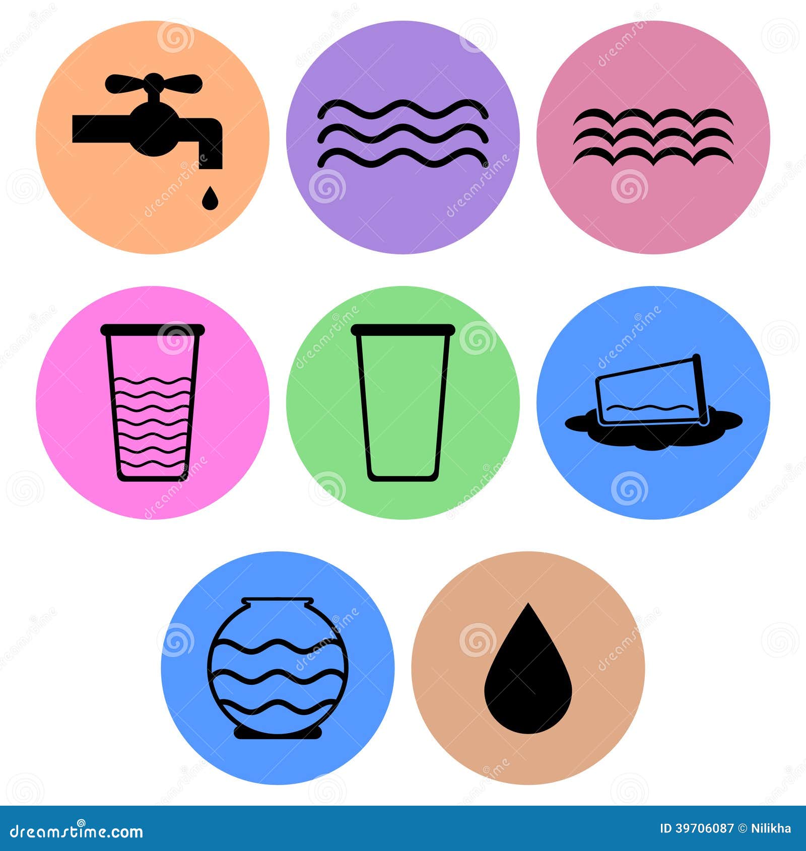 Water Icon designs stock illustration. Illustration of icon - 39706087
