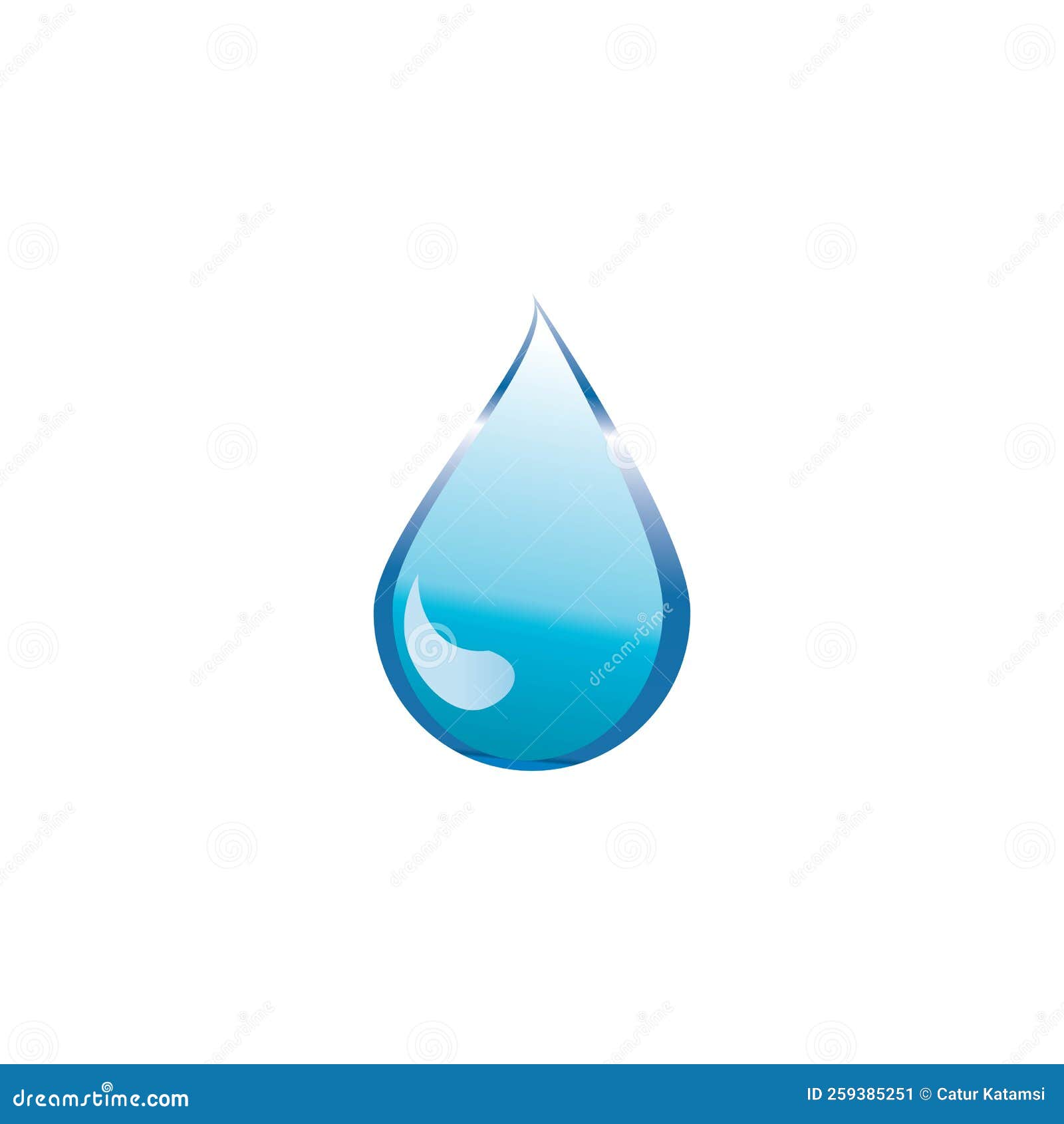 Water Icon Logo Template stock illustration. Illustration of waterdrop ...