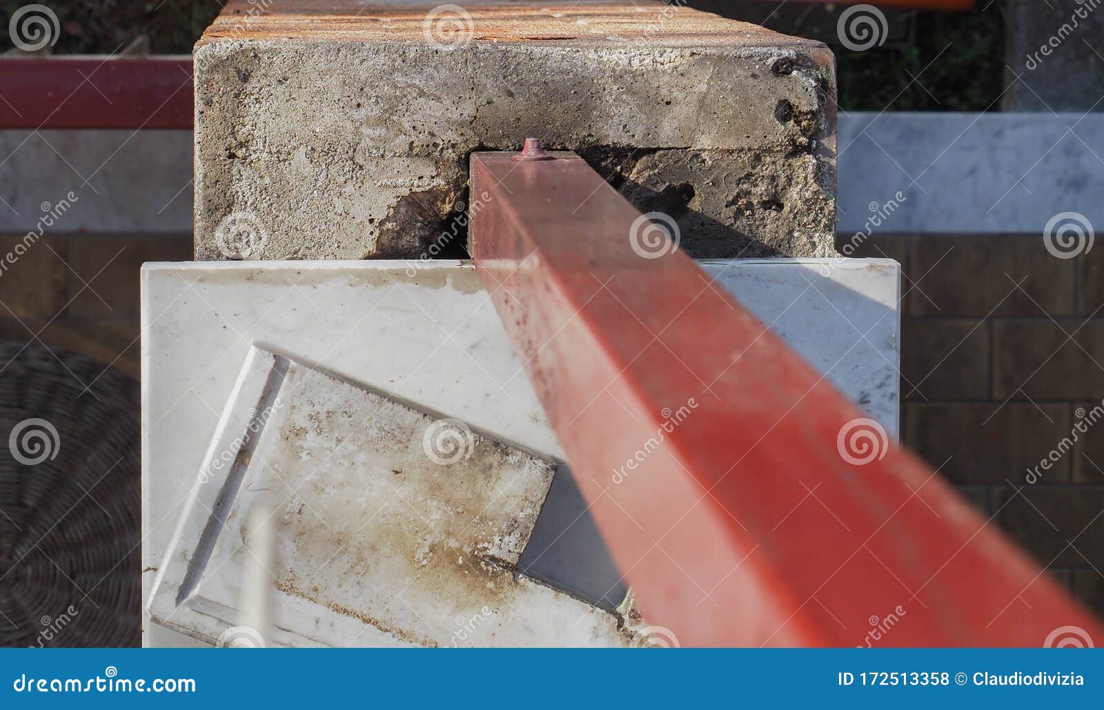 Water infiltration in wall stock photo. Image of mist - 172513358