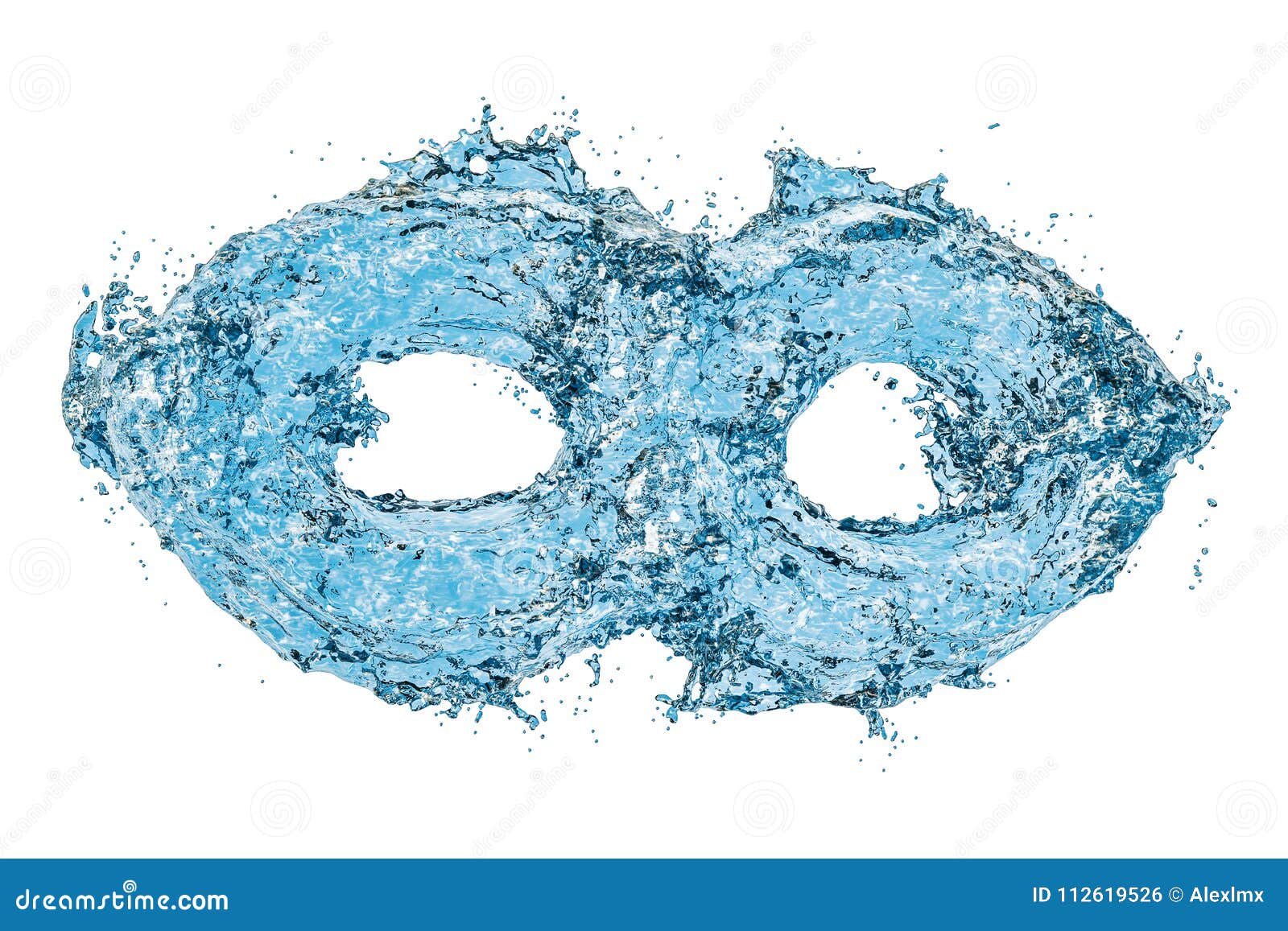 Water Infinity Symbol, 3D Rendering Stock Illustration - Illustration ...