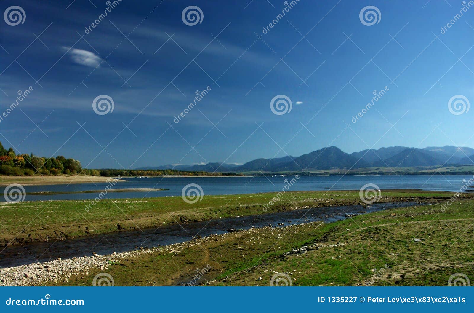 Water inflow stock image. Image of lake, colours, side - 1335227