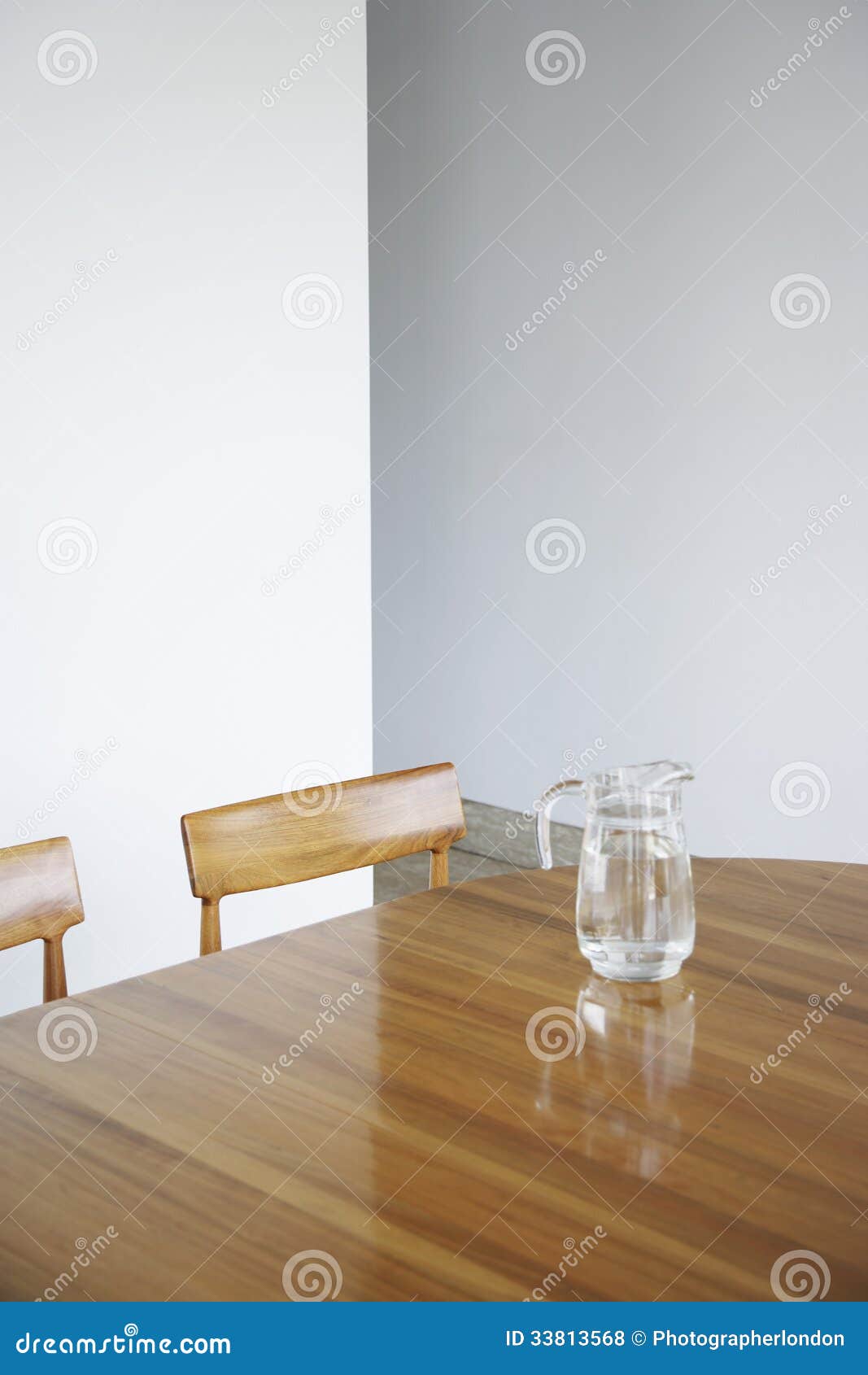 Water Jar on Dining Table stock photo. Image of reflection - 33813568
