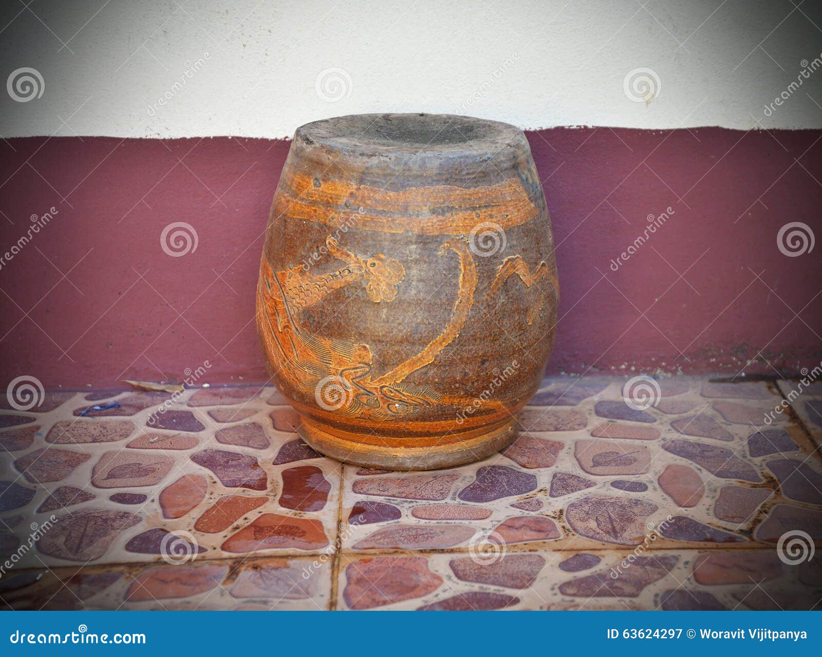 Water jar stock image. Image of clay, antique, culture - 63624297