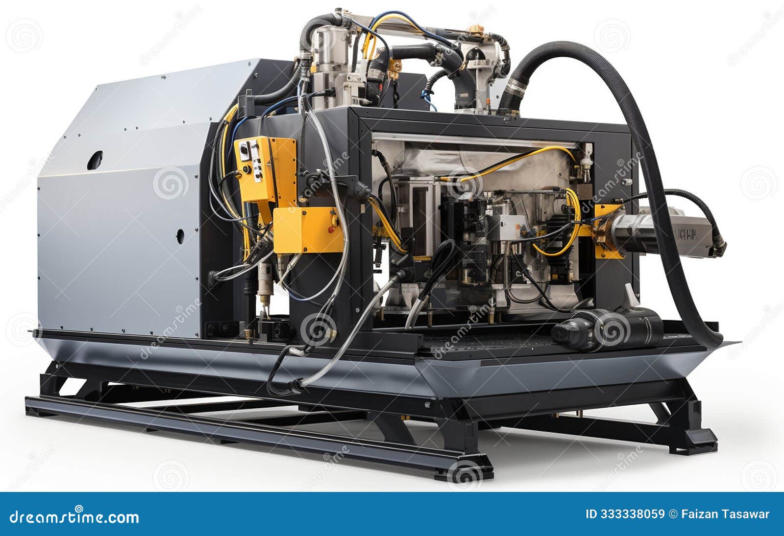 Water Jet Sandblasting Machine White Setting -Generative Ai Stock ...