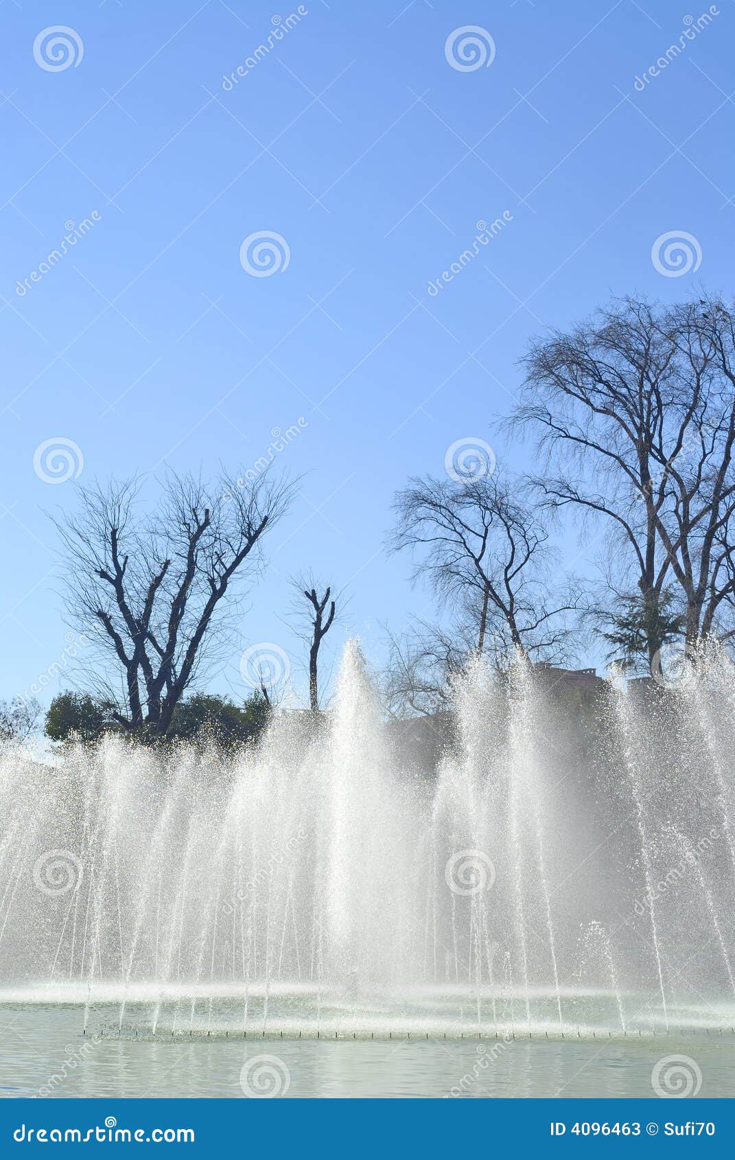 Water Jets in Recreation Park Stock Image - Image of splash, pond: 4096463
