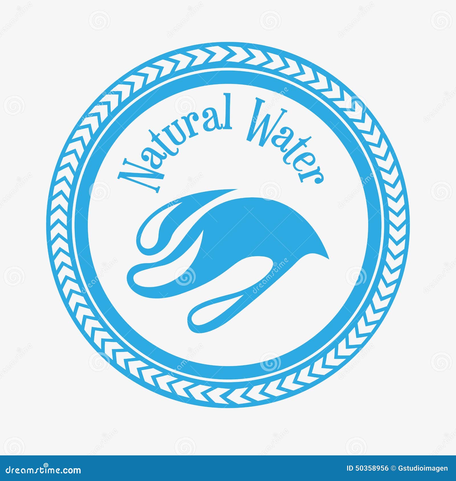 Water label stock vector. Illustration of graphic, icon - 50358956