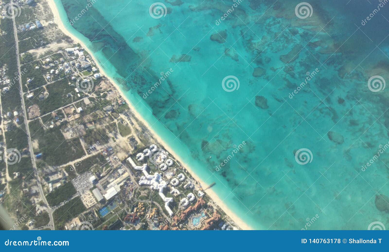 Water and Land from Up Above Stock Photo - Image of angled, clear ...