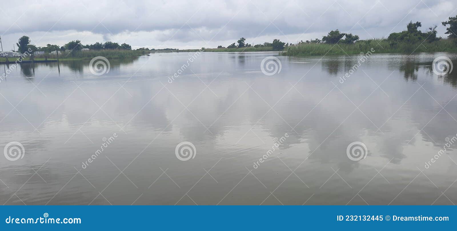 Water Landscape Swamp Reflection Art Stock Image - Image of wetland ...