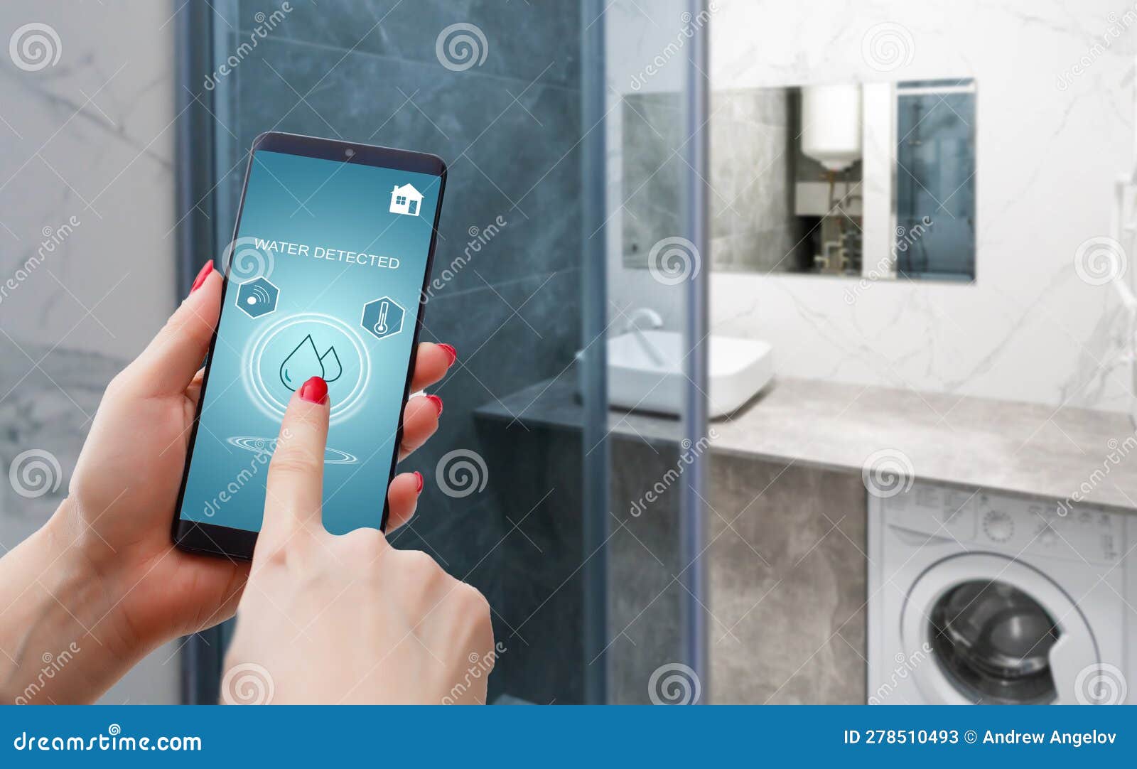 Water Leak Sensor Alert, Smart Water Sensor Can Automatically Shut Off ...