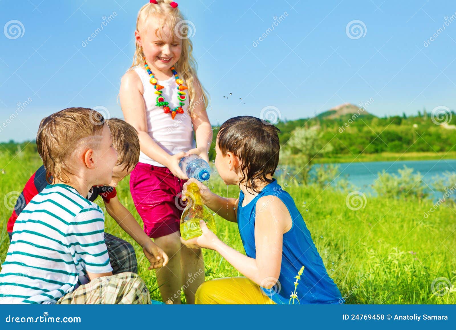 Water leisure stock photo. Image of clothing, children - 24769458