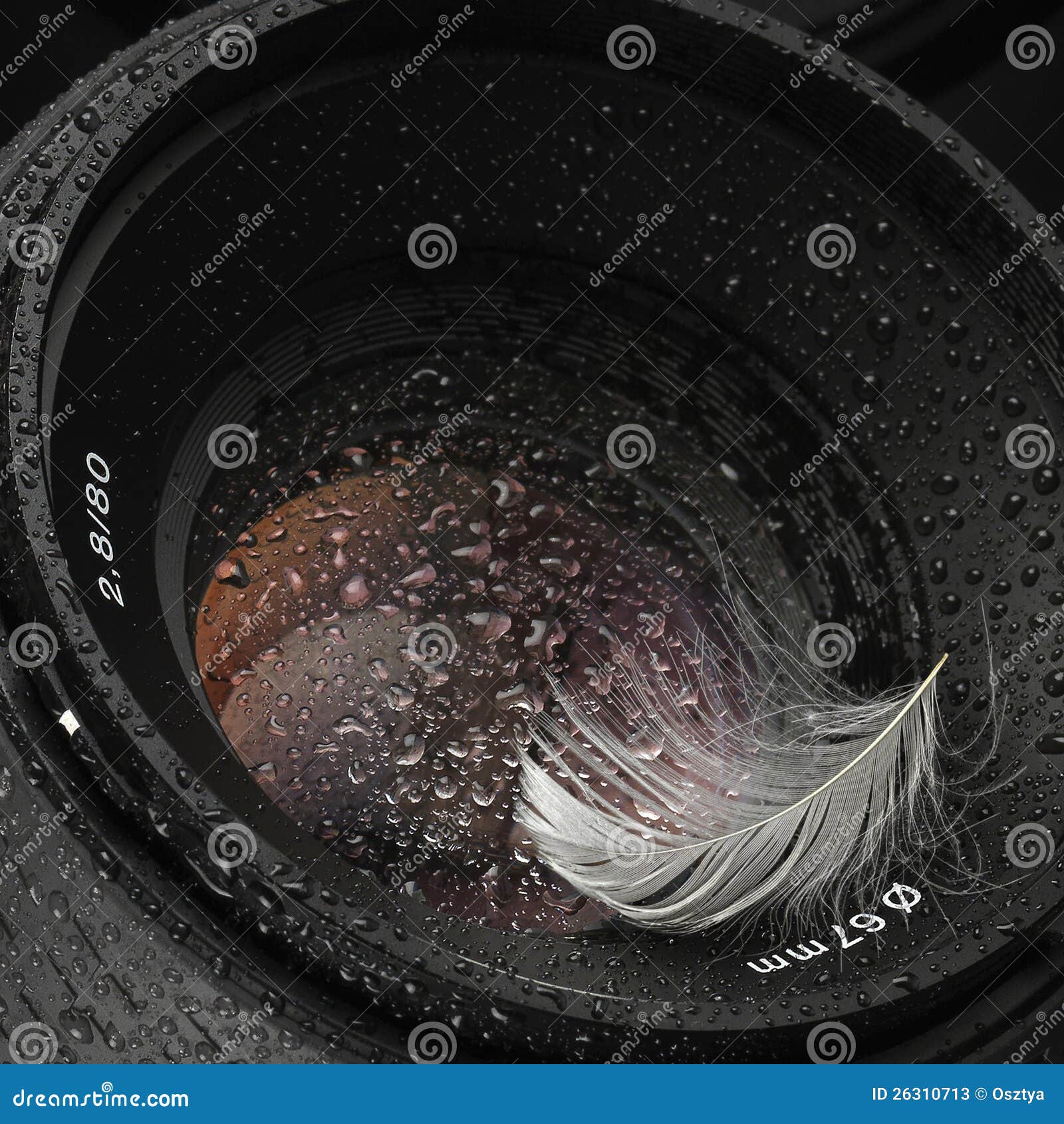 Water lens stock image. Image of machine, lens, reflection - 26310713