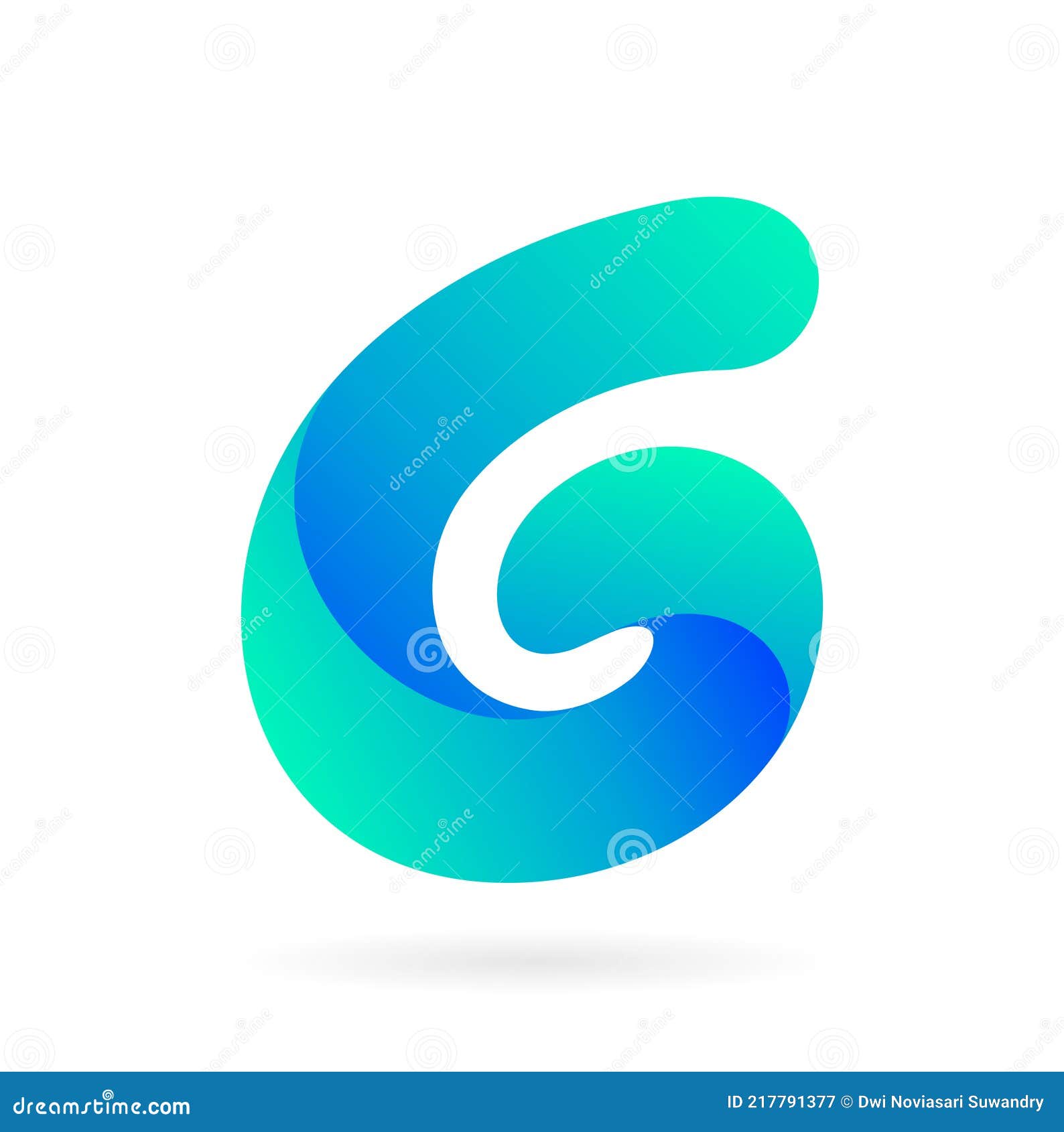 Water Letter G Logo with Bold Concept Stock Vector - Illustration of ...