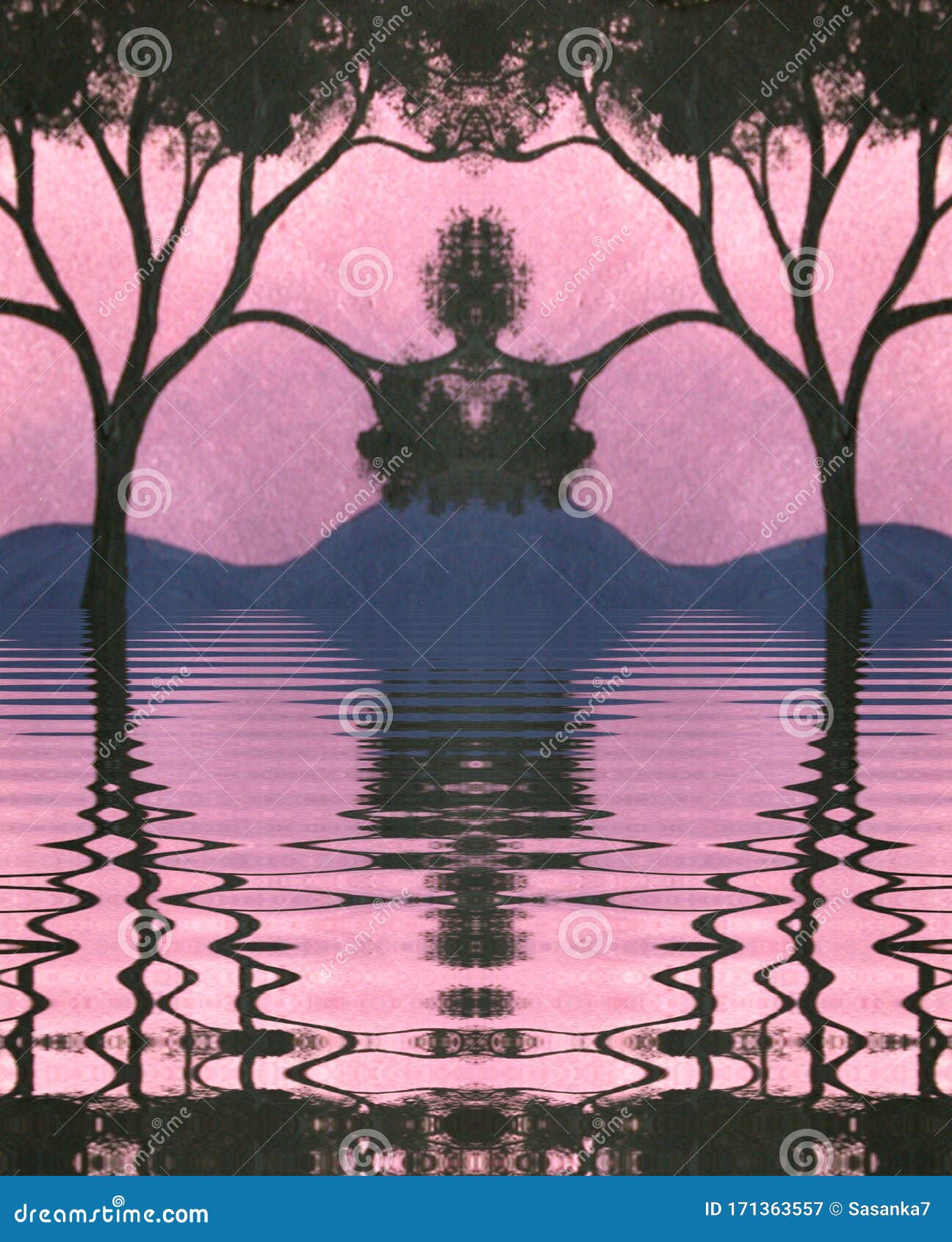 Water Level Abstract Reflection Background Stock Image - Image of ...