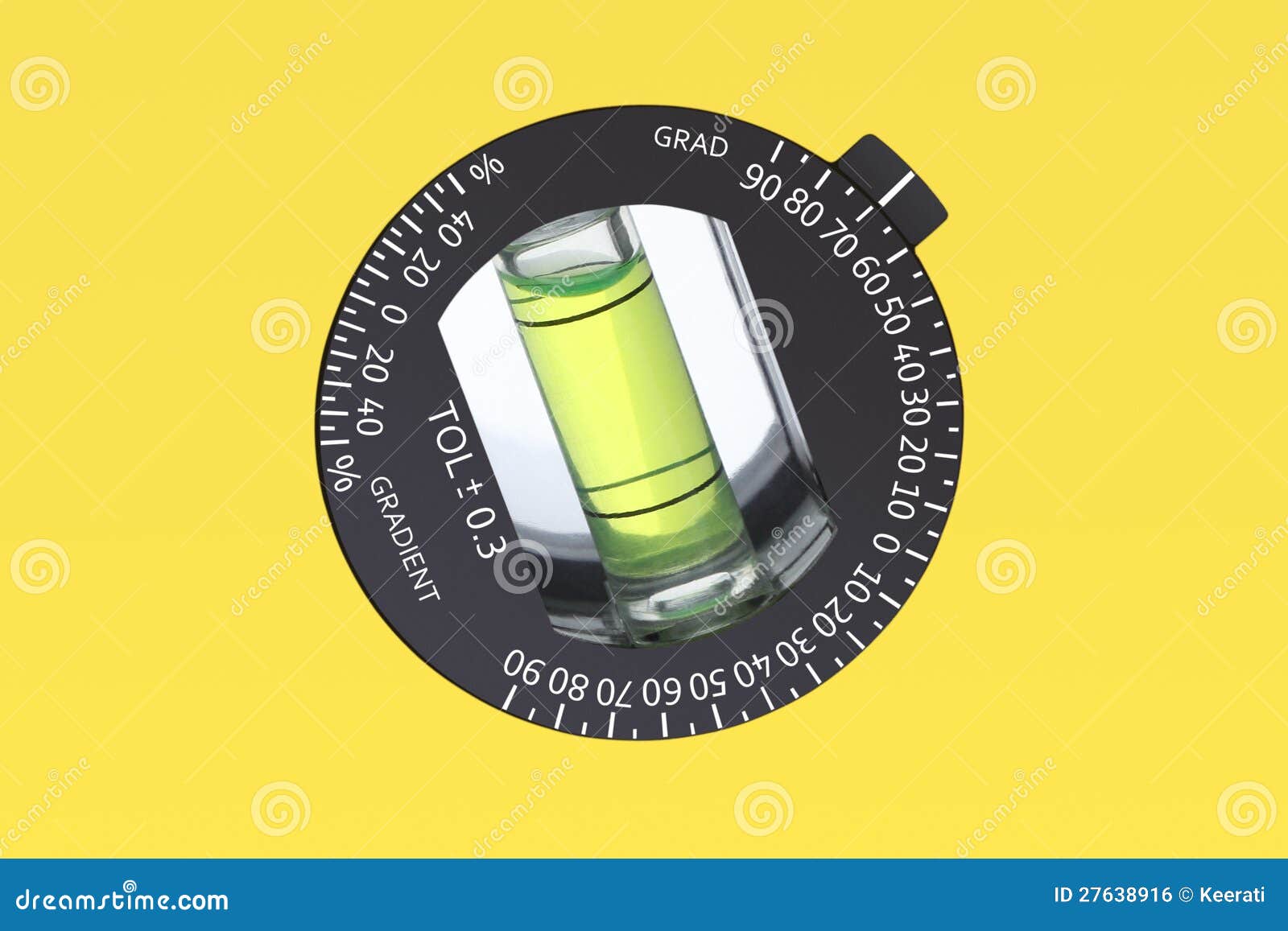 Water Level Angle Measurement Stock Illustration - Illustration of ...