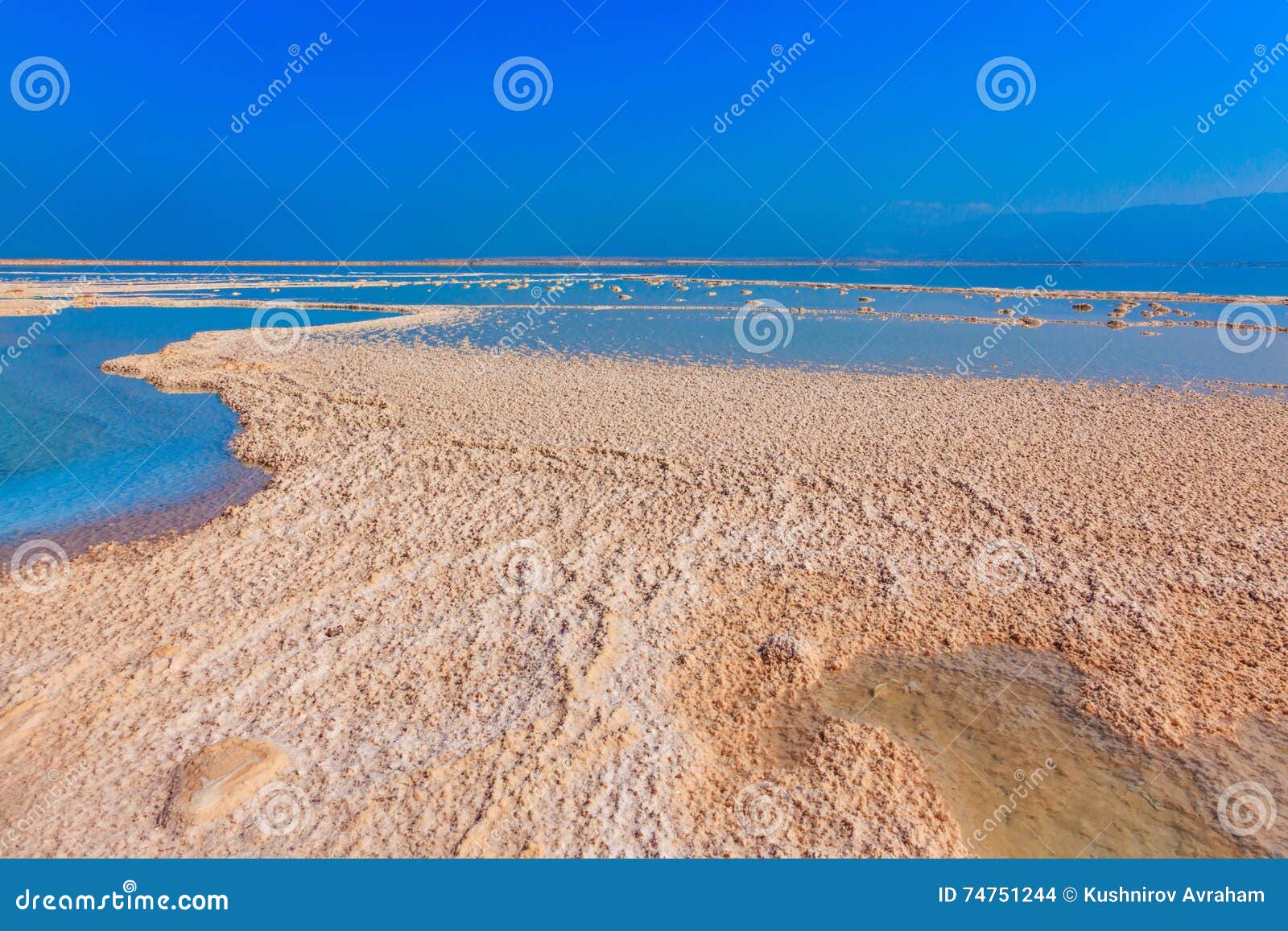 The Water Level in the Dead Sea Stock Photo - Image of middle, medicine ...