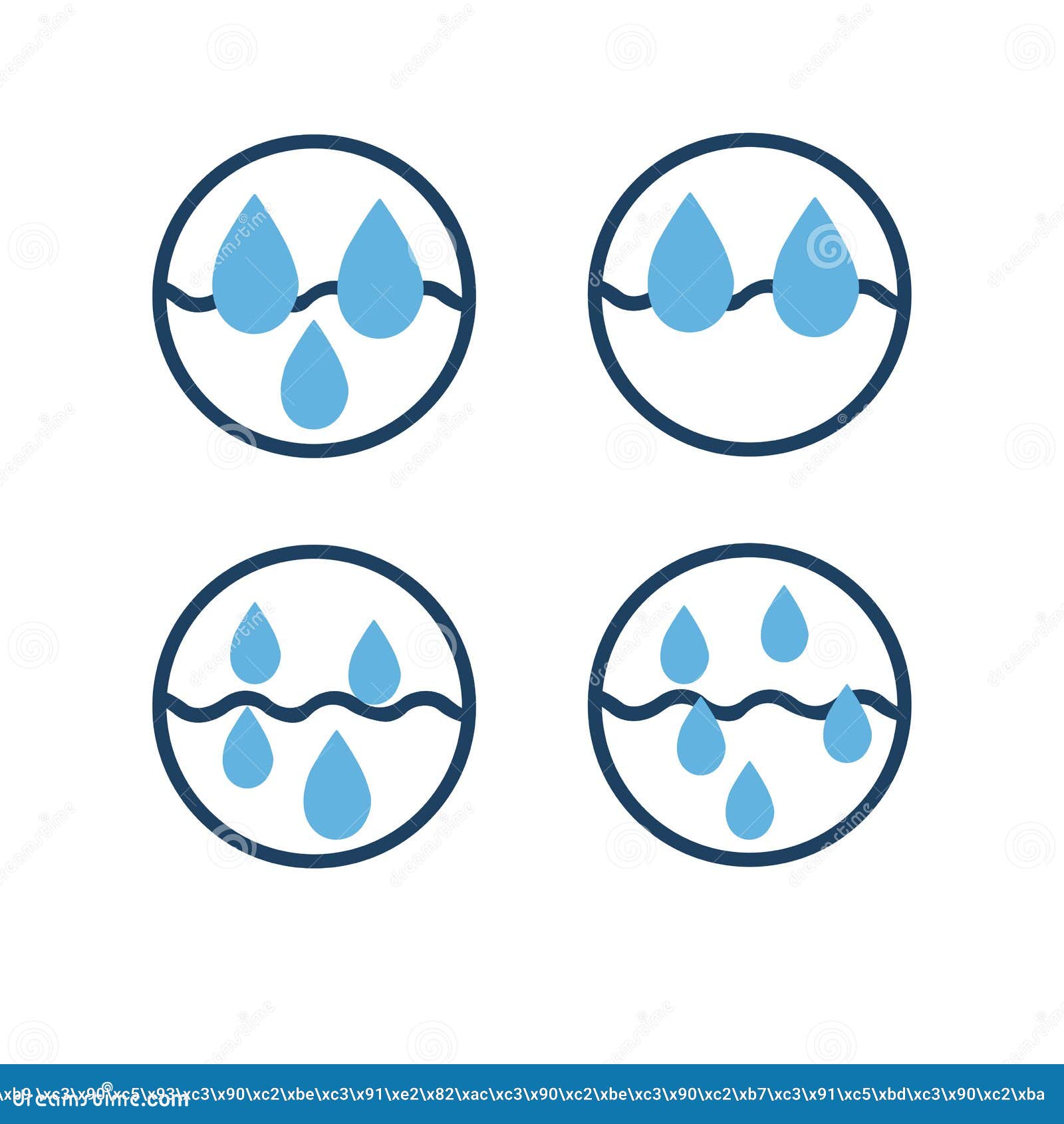 Water Level Icon, Vector Illustration Stock Vector - Illustration of ...