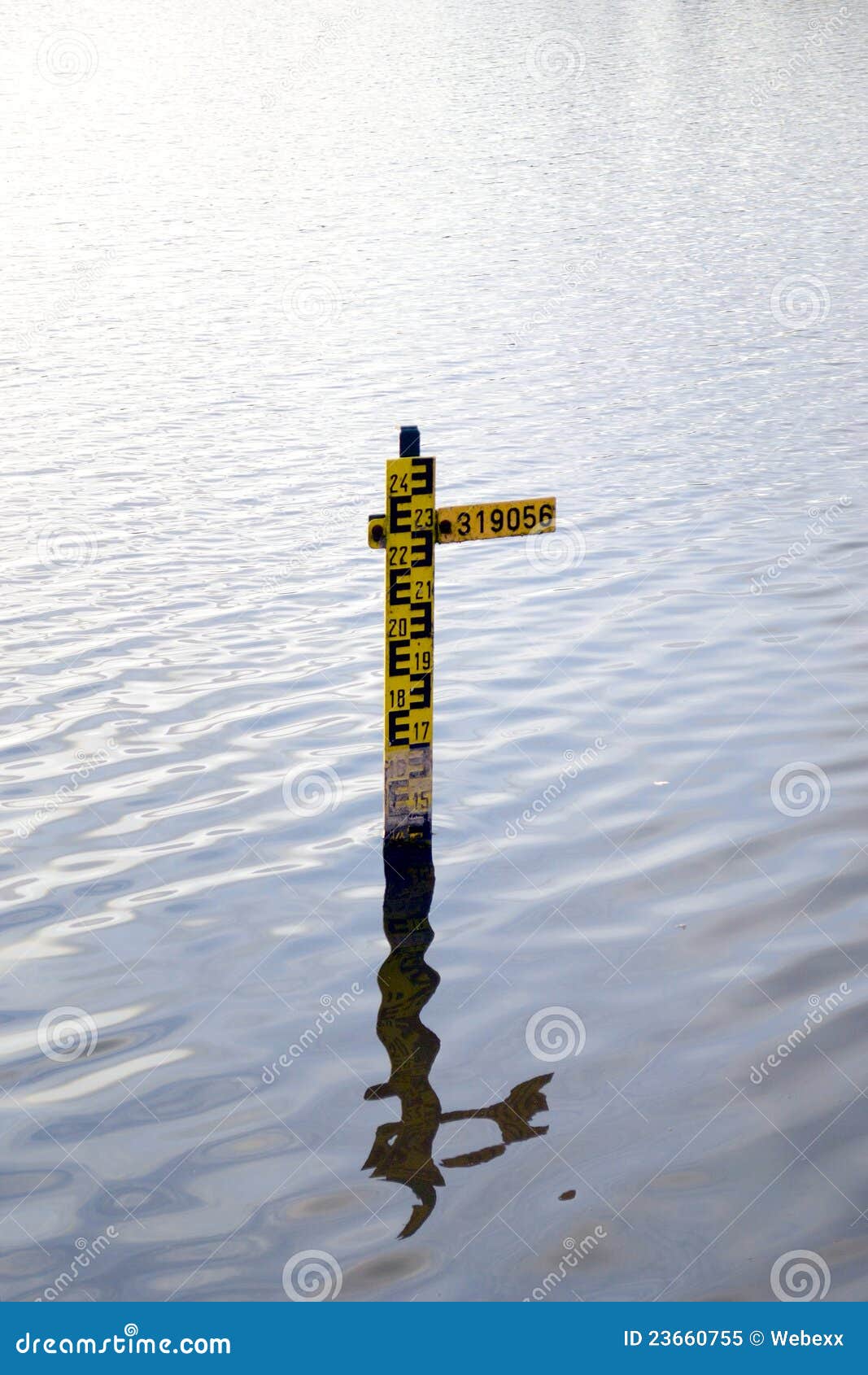 Water level indicator stock image. Image of mark, high - 23660755
