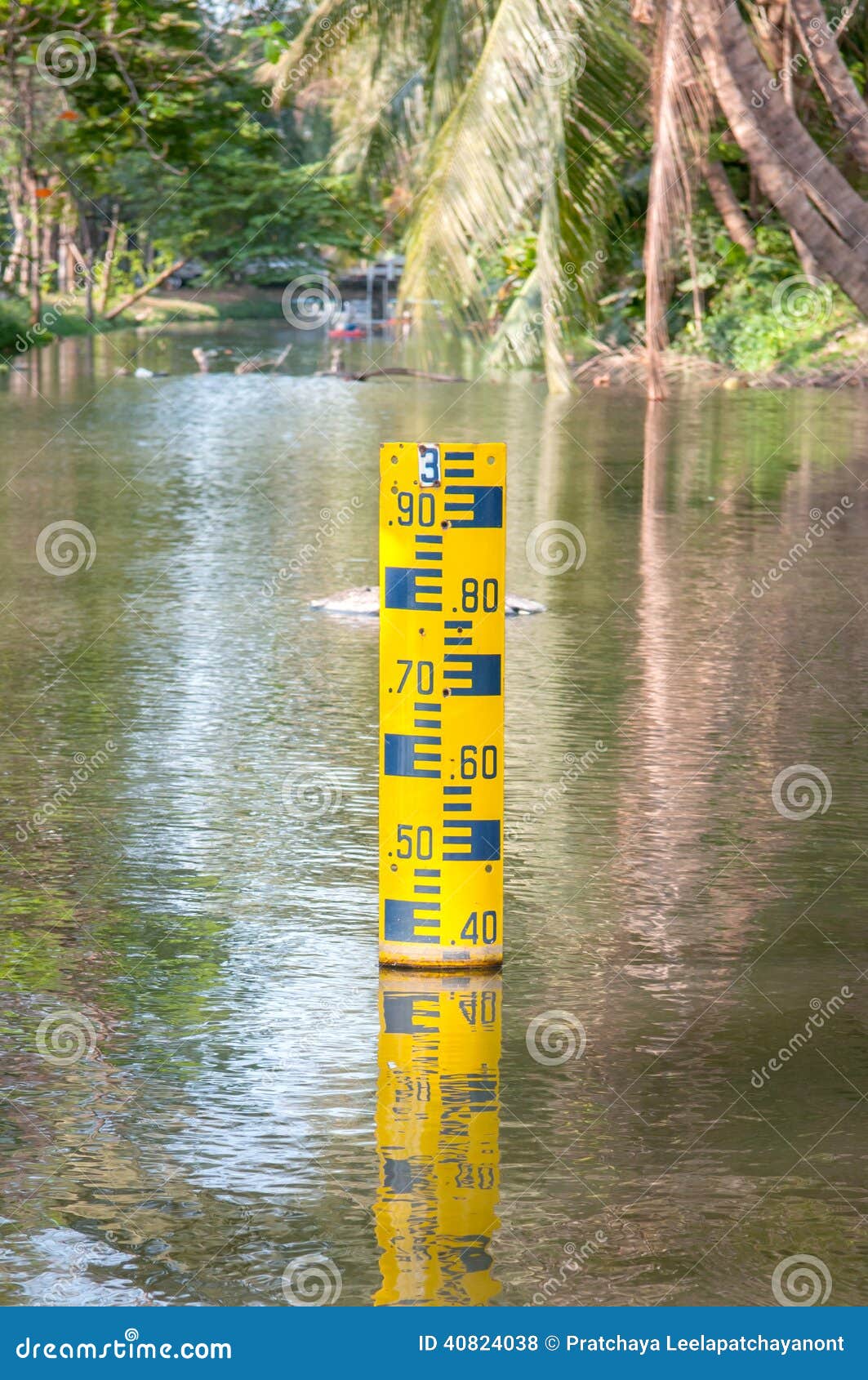 Water level indicator stock photo. Image of reservoir - 40824038