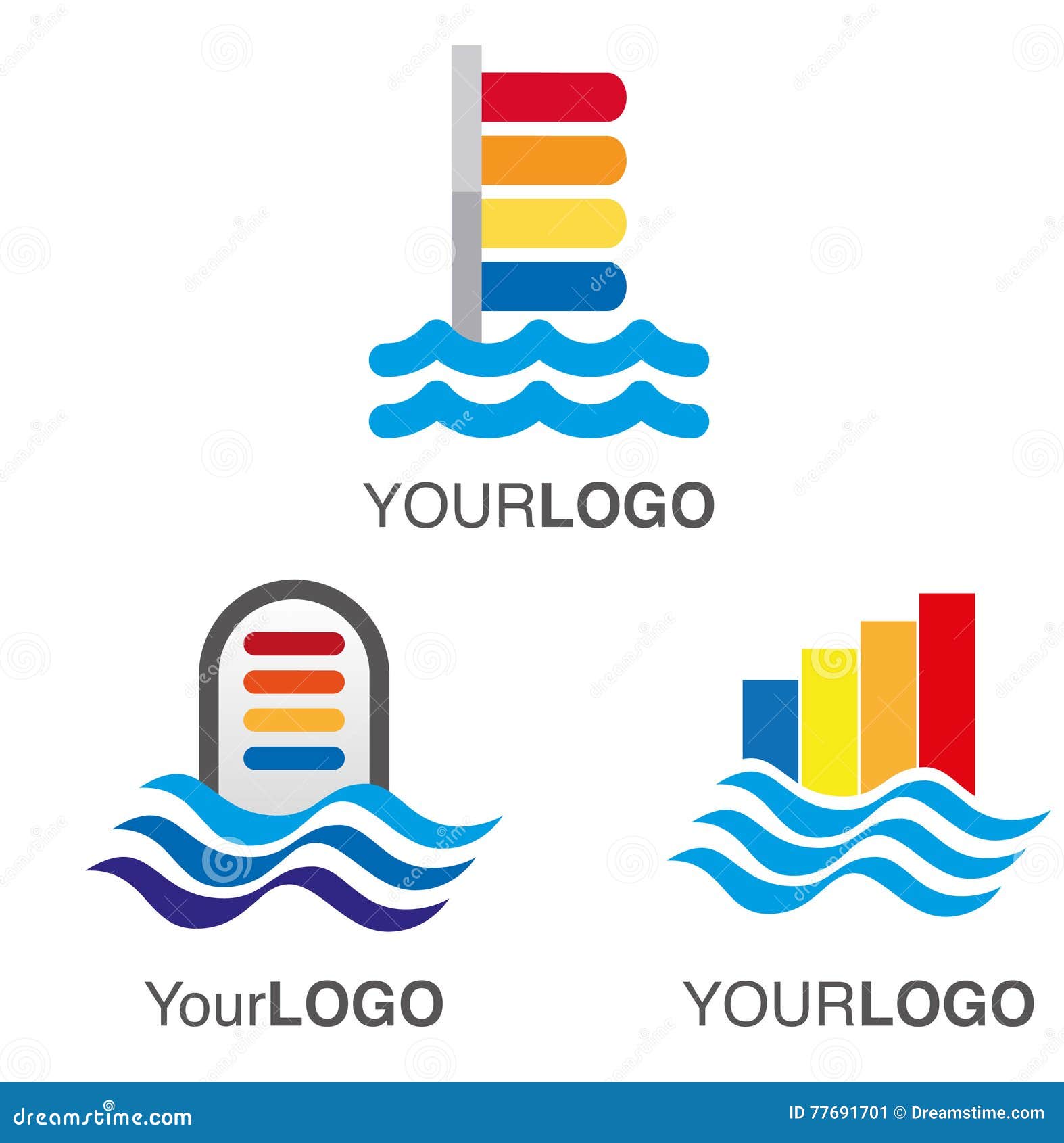 Water level logo stock vector. Illustration of indication - 77691701