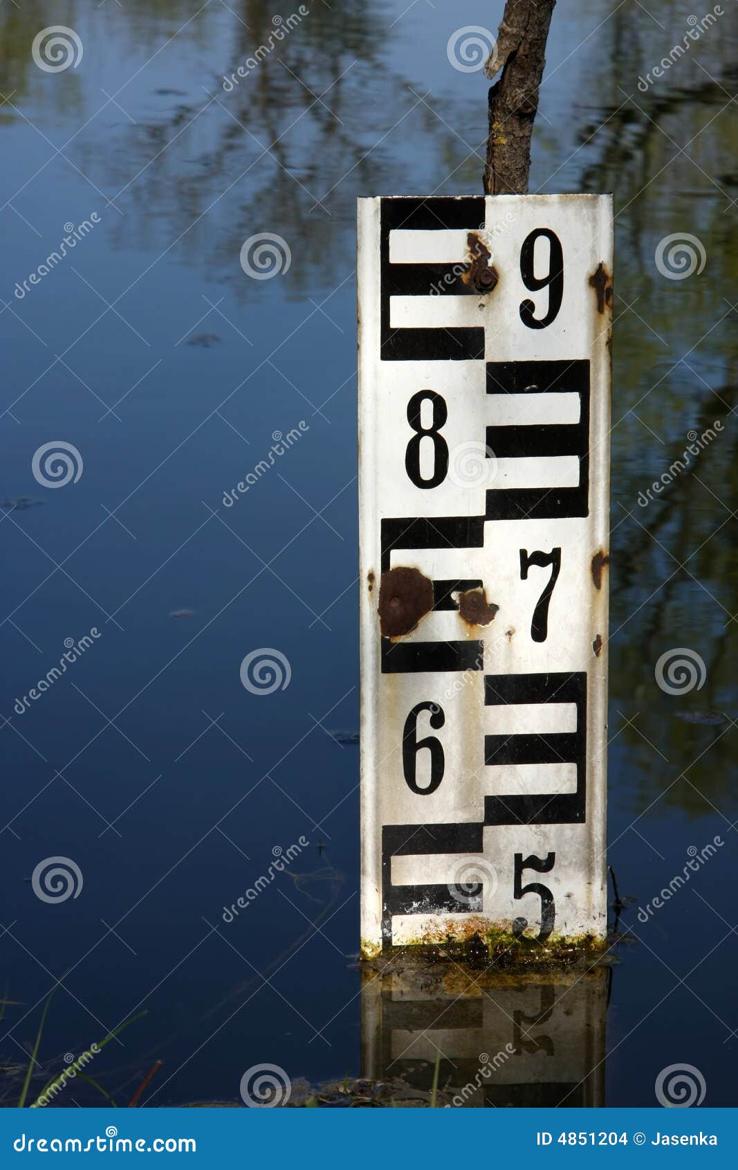 Water level measure stock photo. Image of level, black - 4851204