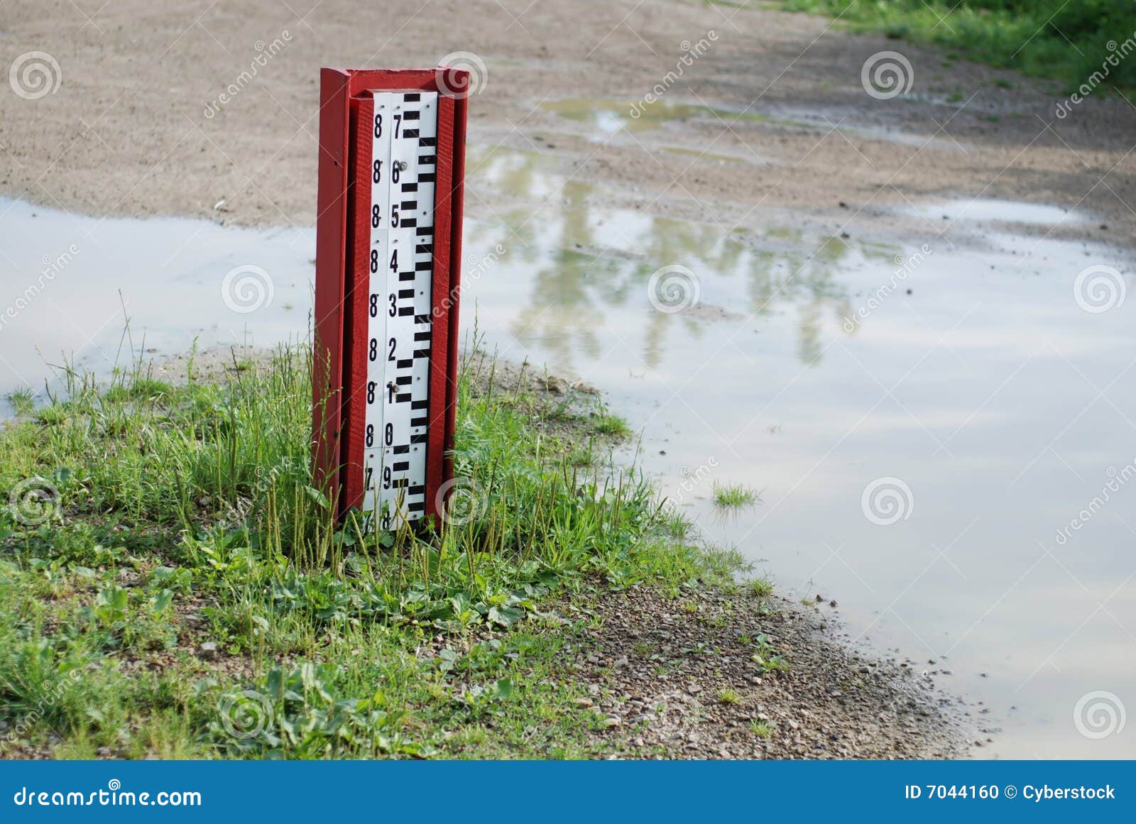 Water level measurement stock photo. Image of outside - 7044160