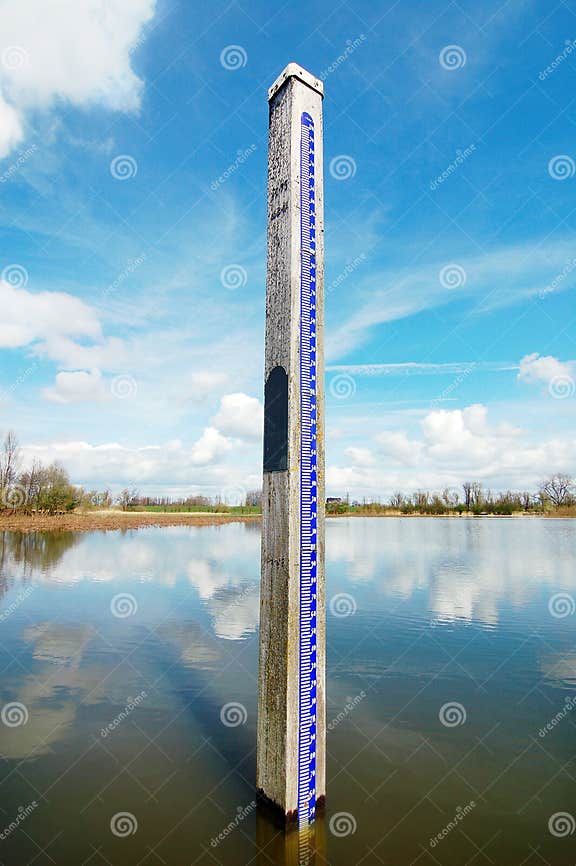 Water level measurement stock image. Image of ecology - 7870831