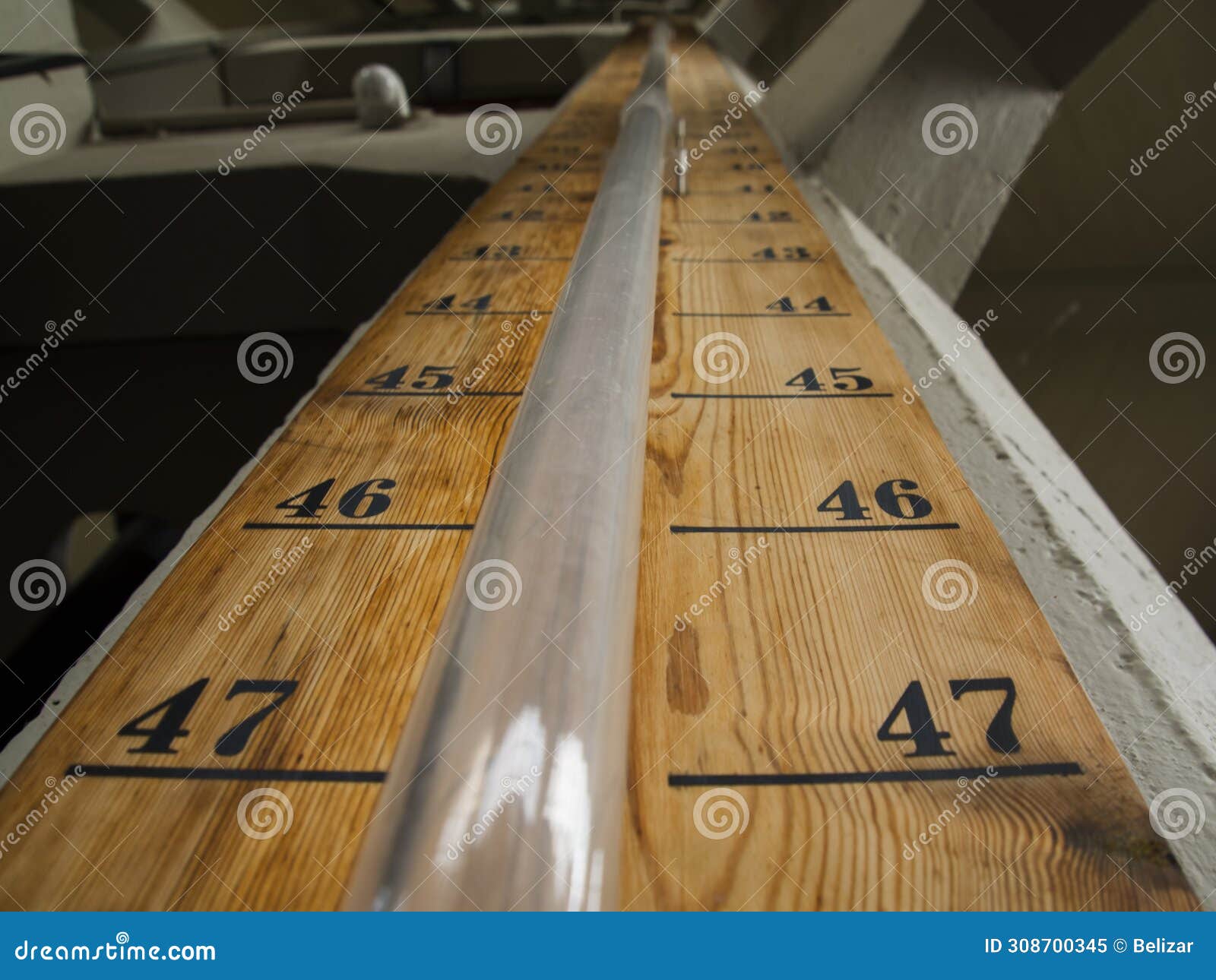 Water Level Meter Inside the Water Tower Stock Image - Image of city ...