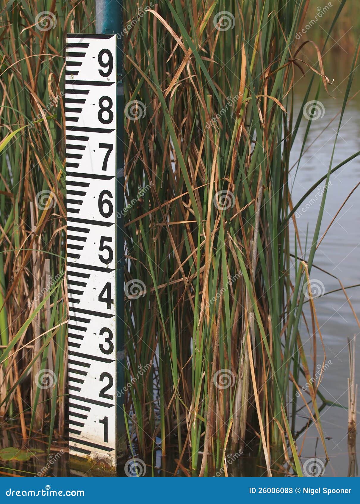 Water Level Measurement Gauge. Stock Photo | CartoonDealer.com #39036564