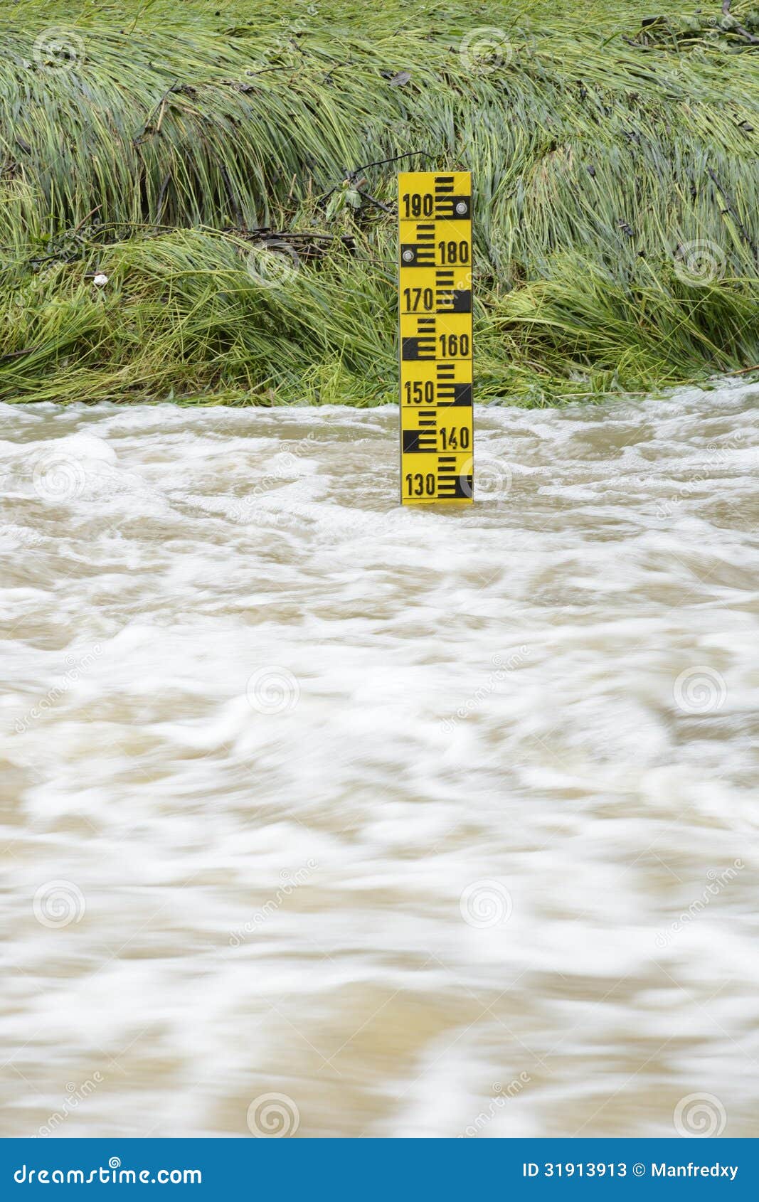 Water Level stock image. Image of gauge, disaster, rainy - 31913913
