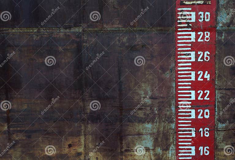 Water level scale stock photo. Image of environment, volume - 60036428