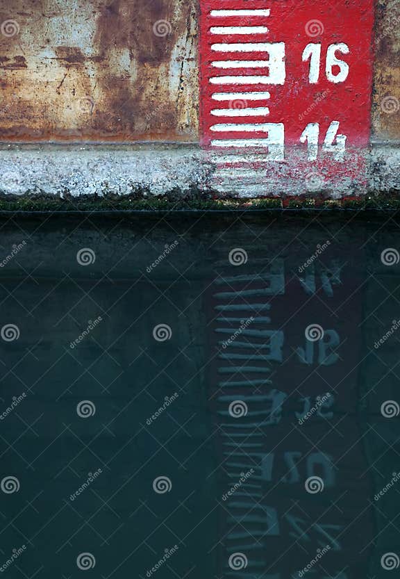 Water level scale stock image. Image of water, scale - 60036441