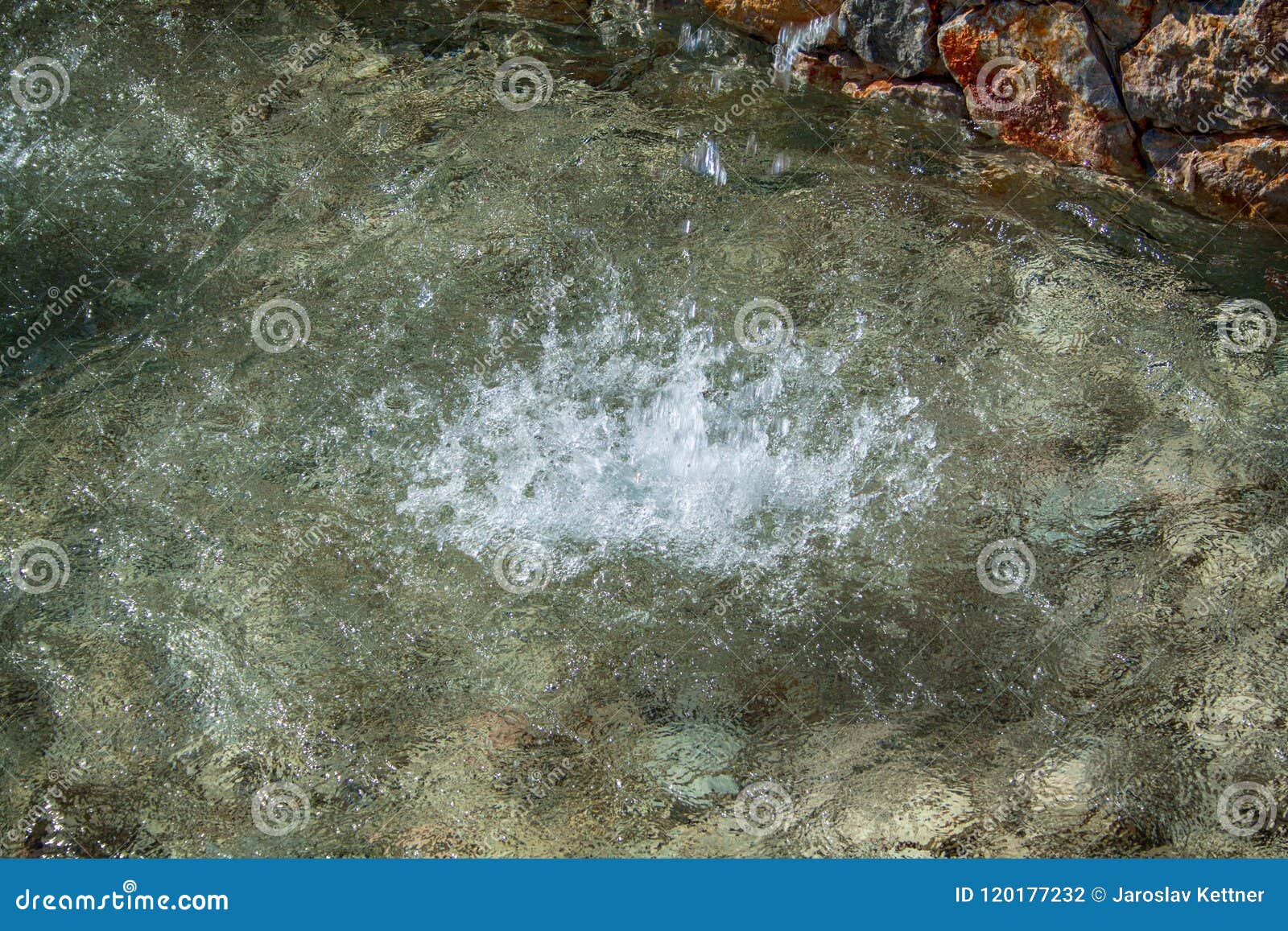 Splashing water stock photo. Image of paradise, cold - 120177232