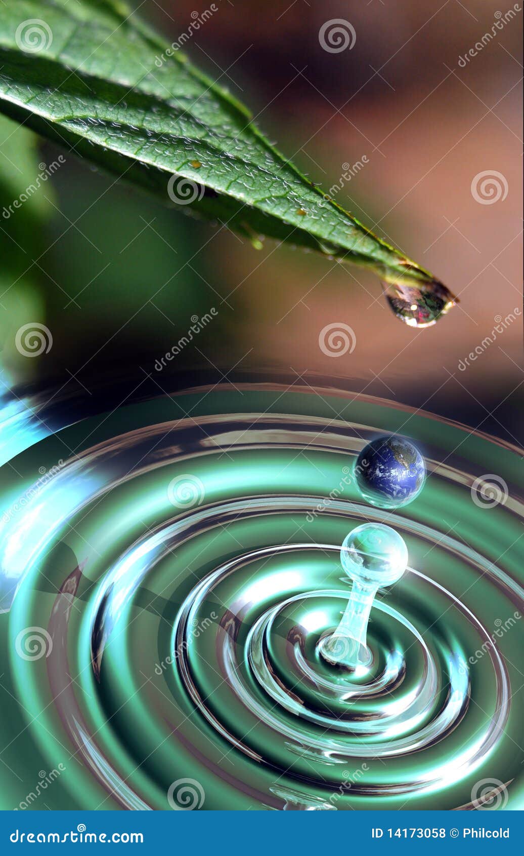 Water is life stock illustration. Illustration of leaves - 14173058