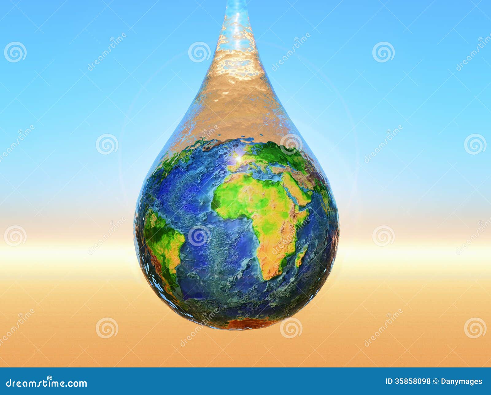 Water is life stock illustration. Illustration of world - 35858098
