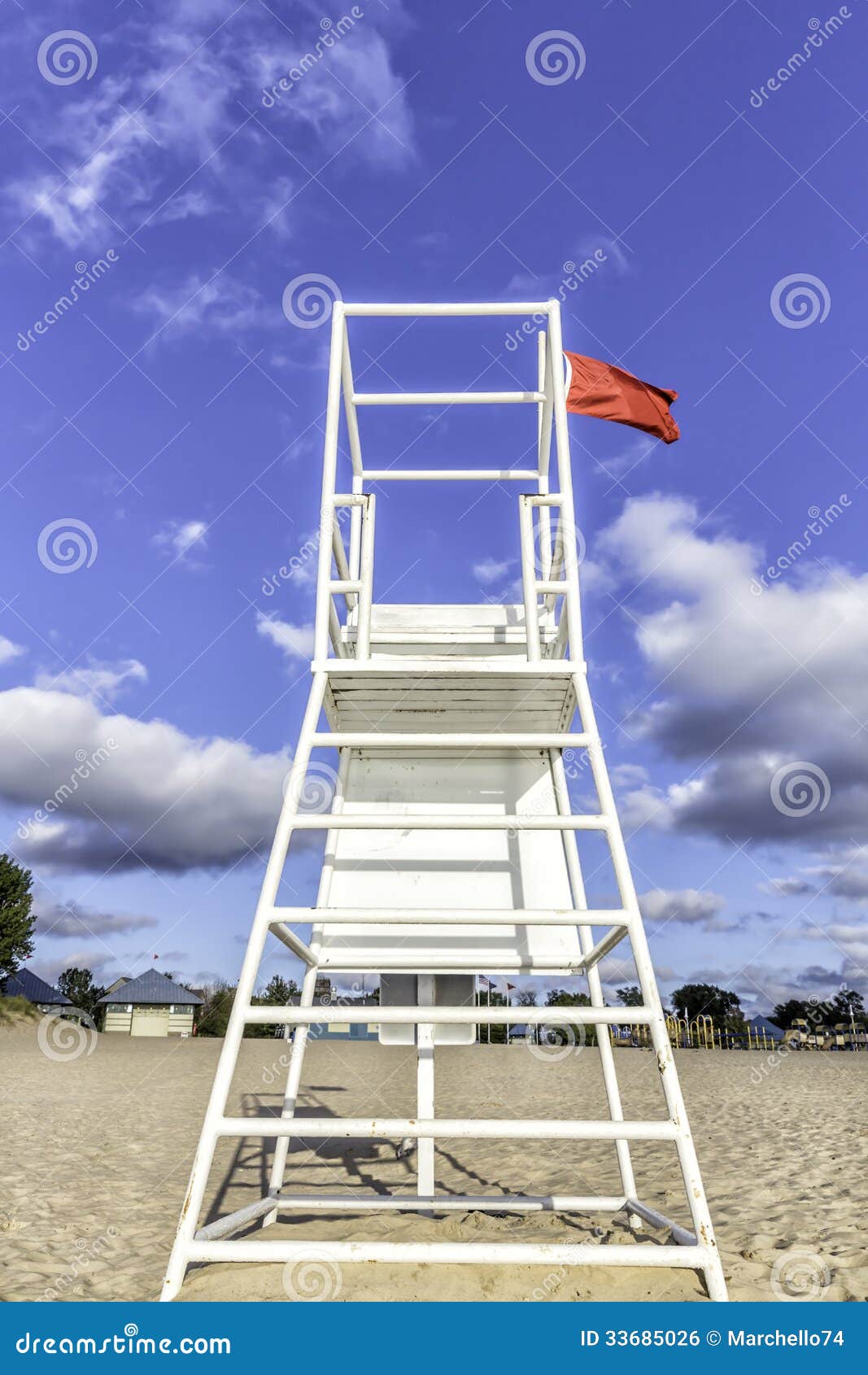 Water lifeguard stand stock photo. Image of observation - 33685026