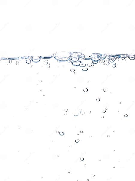 Water line with bubbles stock photo. Image of background - 15291114