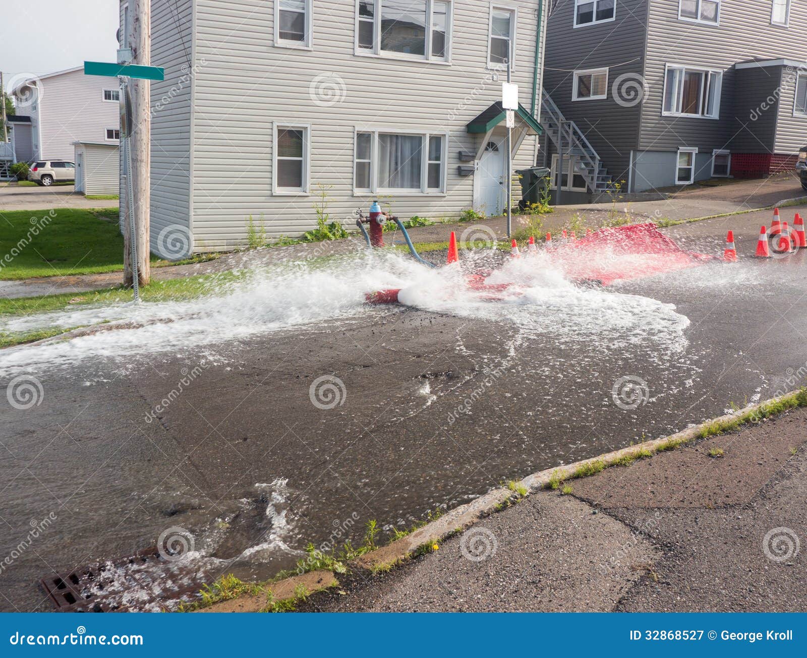 Water Line Cleaning stock image. Image of lane, valve - 32868527