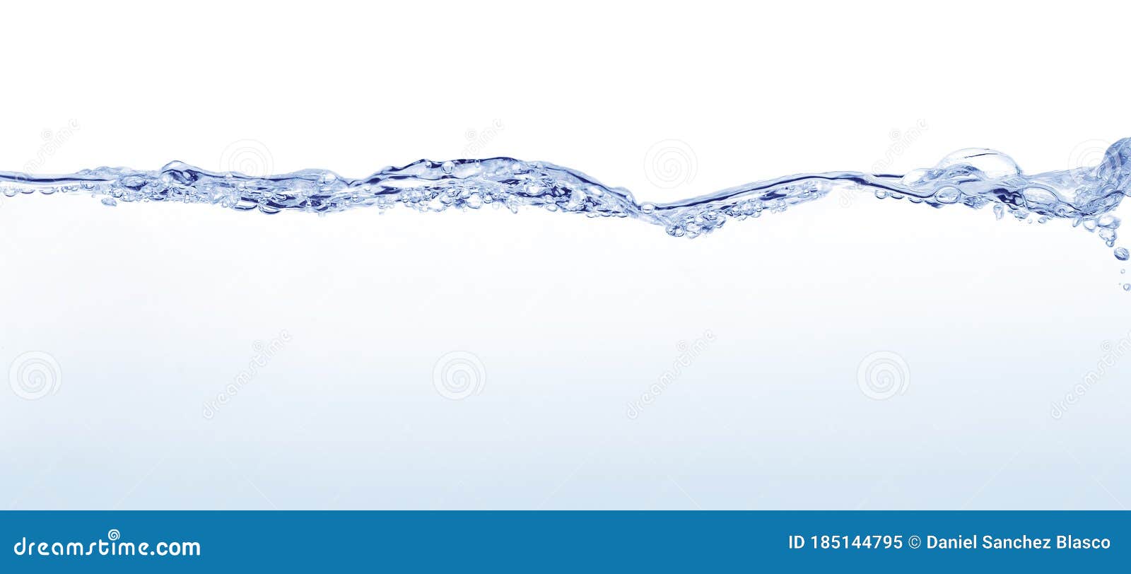 Rippling Water Line Surface and Blue Color Stock Image - Image of ...