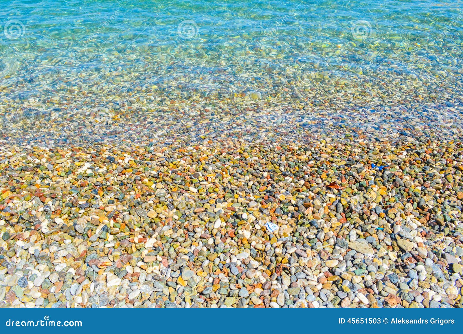 Water Line on the Kemer Beach Stock Image - Image of skylight, coast ...